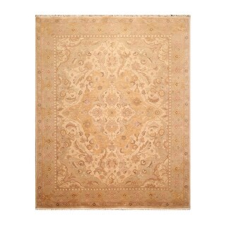 Hand Knotted NA02 Beige Beige Wool Traditional Oriental Area Rug(8x10 ...