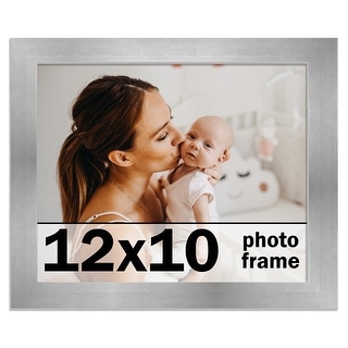12x10 Frame Stainless Steel Silver Picture Frame - Modern Photo Frame ...