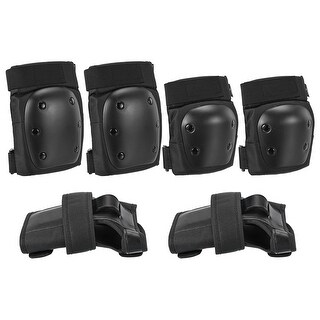 3 in 1 Knee Pads Elbow Pads Wrist Guards Set for Skateboarding, M Size ...