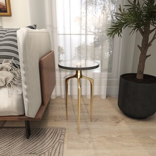 Risha Large Gold Metal Accent Table - Bed Bath & Beyond - 39909702