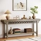 70.8 Inch Farmhouse Solid Wood Long Console Table Sofa Table - Bed Bath ...