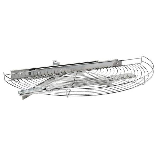 Rev-A-Shelf 5881-33-1 Classic 33" Half Moon Wire Lazy Susan Shelf - Bed ...