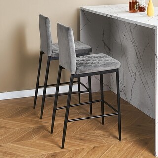 Stylish And Luxurious Diamond-Shaped Flannel Design Bar Stool - Bed ...