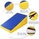 Incline Wedge Ramp Gymnastics Mat - 37'' x 23'' x 14''（L x W x H） - Bed ...
