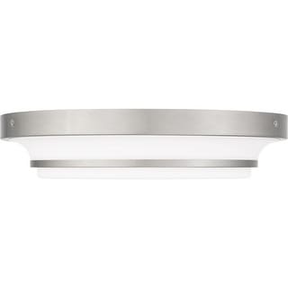 Cromwell Integrated LED Brushed Nickel Flush Mount - Bed Bath & Beyond ...