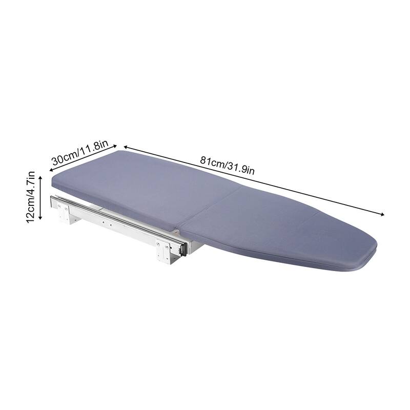 Built-in Cabinet Retractable Ironing Board with Heat-Resistant Cover ...