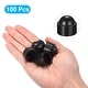 Plastic Dome Bolt Nut Protection Cap M12 / 19mm Hex Screw Cover Black ...
