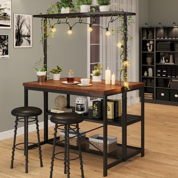 Microwave oven wooden table store