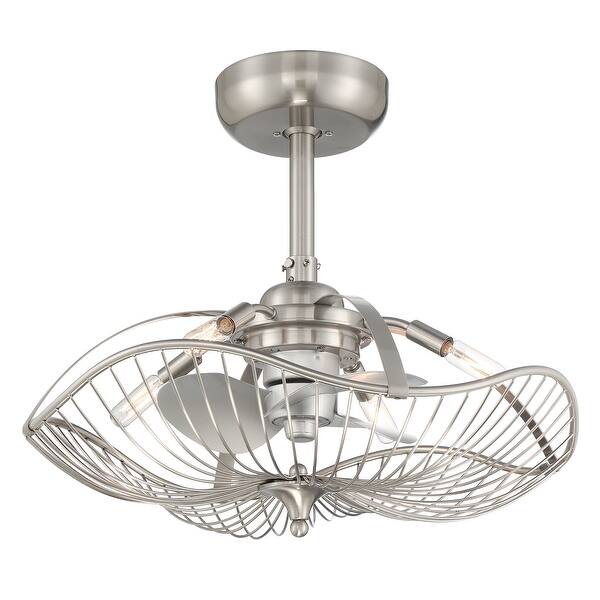 Auri™ 22 inch Ceiling Fan with Remote Control and Dimmable Lights - Bed ...