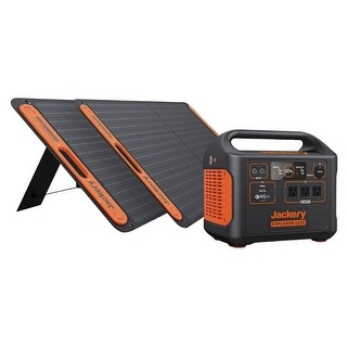 Jackery - Explorer 1500 Portable Power Station with 2x SolarSaga 100 ...
