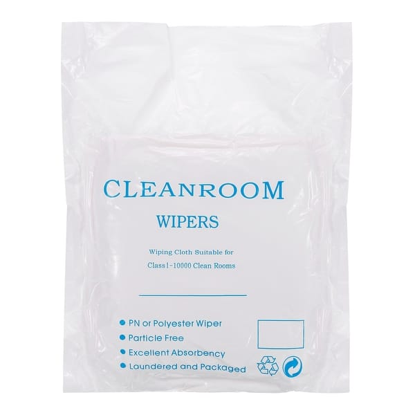 Clean Room Wiper 6"x6" Double Knit Polyester Laser Sealed Edge A-500 ...