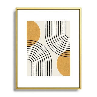 MoonlightPrint Sun Arch Double Gold Metal Framed Art Print - Bed Bath ...