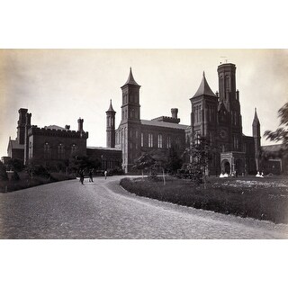 The Smithsonian Institution Castle Photograph Taken Before Jan 1865 ...