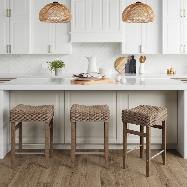 Rattan bar stools white legs store
