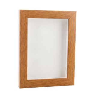 16x24 Shadow Box Frame Light Brown Wood | 3/4" Usable Display Depth ...