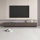 Extendable 118" Modern TV Stand with 3 Spacious Drawers, Adjustable ...
