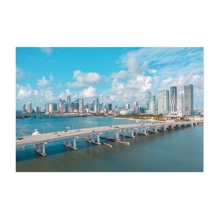 Miami Florida The Iconic Miami Skyline Photography Art Print/Poster ...