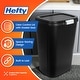 Hefty 13 Gallon Odor Block Touch Top Kitchen Durable Trash Can, 4 Pack ...