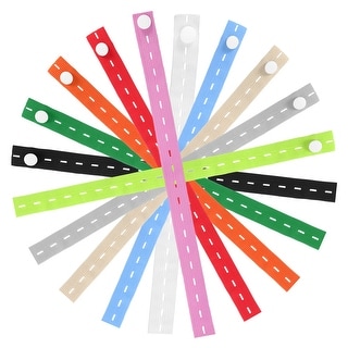 Elastic Band, 30Pcs Clothing Storage Strap, 10 Color - Multi-color ...