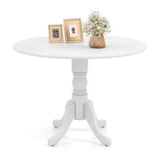 39 Inch Round Solid Wood Farmhouse Kitchen Dining Table Perfect Choice ...
