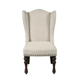 Cooper Falls Upholstered Host Wing Chair - 26.57"W x 43.78"H x 25.43"D ...
