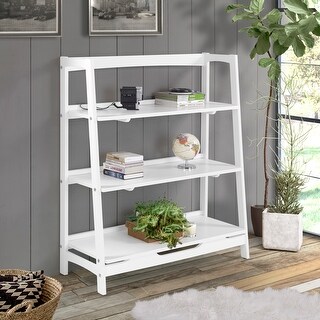 Mid Century Solid Wood Open Shelving Unit - On Sale - Bed Bath & Beyond ...