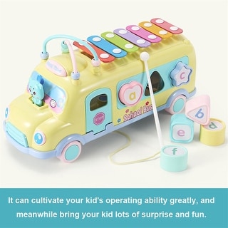 New Simulation Piano Developmental toys Rainbow Piano Car Toy for Kids ...