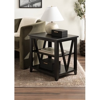 Kate and Laurel Broadbridge Wood Side Table - Bed Bath & Beyond - 42625750