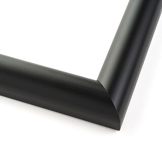 8x10 - 8 x 10 Rounded Black Solid Wood Frame with UV Framer's Acrylic ...