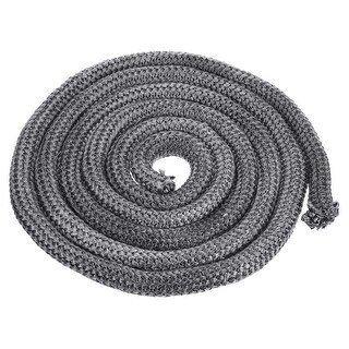13.12ftx0.98inch Fiberglass Fiber Rope Round Braided Rope Gasket Seal ...