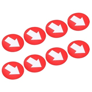 Enter Sign with Arrow 6 Inch, 8Pcs Round Entry Symbol with White Arrow ...