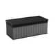 Keter Darwin 100 Gallon Large Durable Resin Outdoor Storage Deck Box ...
