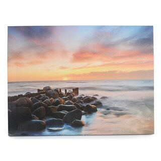 15.75" Light-Up LED BEACH ROCKS ART - Orange - Bed Bath & Beyond - 40391850