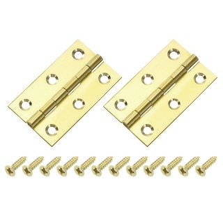 Folding Butt Hinges, Brass Small Door Hinges Butt Cabinet Hinges - Bed ...