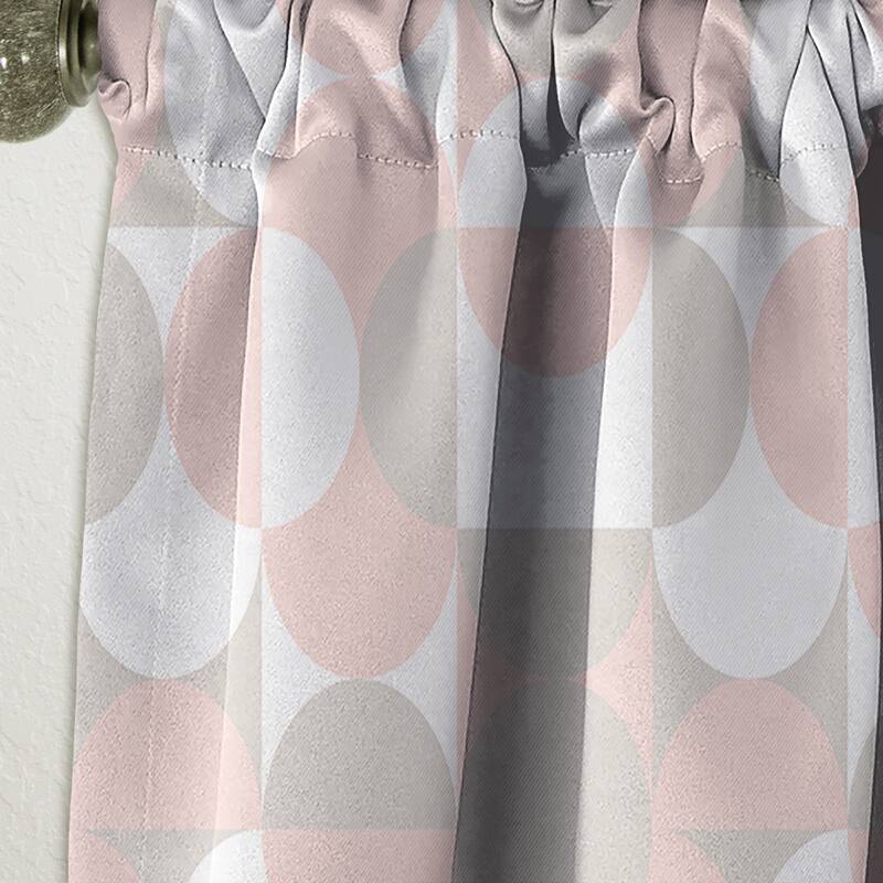 Designart Retro Circular Pattern Iii Mid Century Modern Blackout