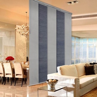 Serene Slate/Ashen Mist 5-Panel 15.75" Panels 40"-70"W x 91.4"L - Grey ...