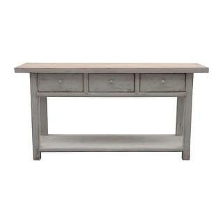 Artissance Amalfi Elegant Console Table w/3 Drawers, 66" Long, Off ...