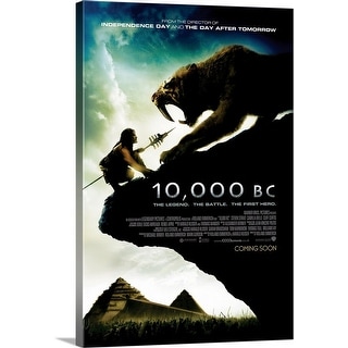 "10,000 B.C. - Movie Poster - UK" Canvas Wall Art - Bed Bath & Beyond ...