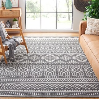 SAFAVIEH Augustine Vehibe Rustic Tribal Boho Fringe Rug - Bed Bath ...