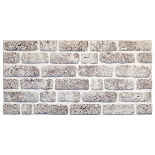 grey brick wall cladding