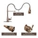Pre-Rinse Spring Kitchen Faucet, Single Level with Pull Down Sprayer ...