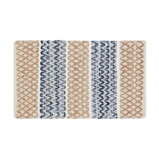 Jessica Simpson Handmade Denim Rectangle Accent Rug - Bed Bath & Beyond ...