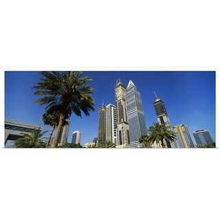 Skyscrapers in a city, Dubai, United Arab Emirates - Multi - Bed Bath ...