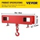 Vevor Forklift Lifting Hook Attachment Telehandler Crane Jib Test Cert ...