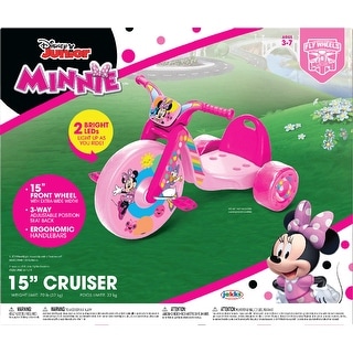 Mouse 15 Inch Fly Wheels Cruiser Ride on Trike with Light on Big Wheel ...