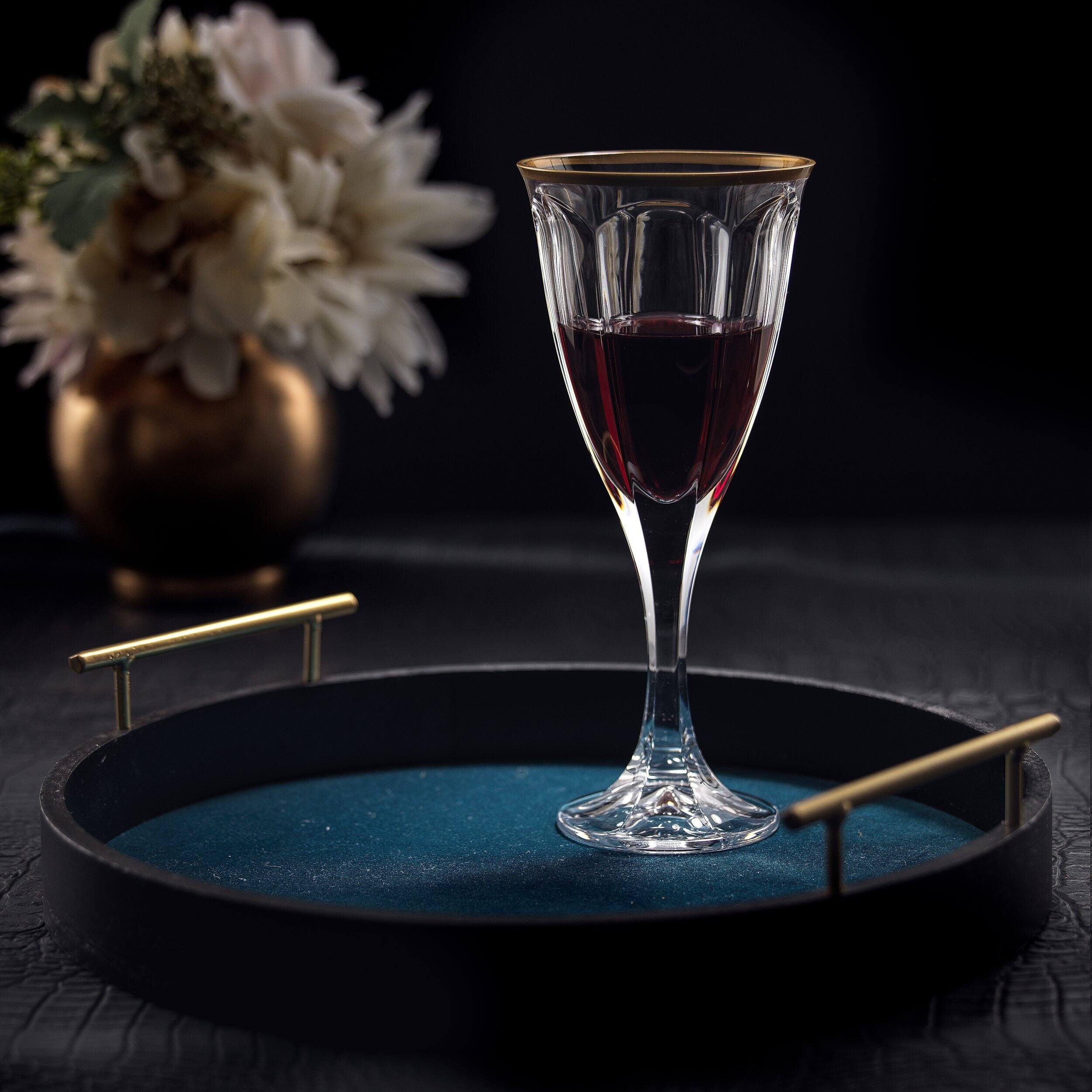 Joyjolt Windsor Crystal Red Wine Glasses 8 Oz Set Of 2 8 Oz Bed Bath And Beyond 34846666