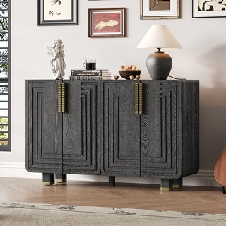 Vintage Fluted Sideboard with Adjustable Shelves by Harper&Bright ...