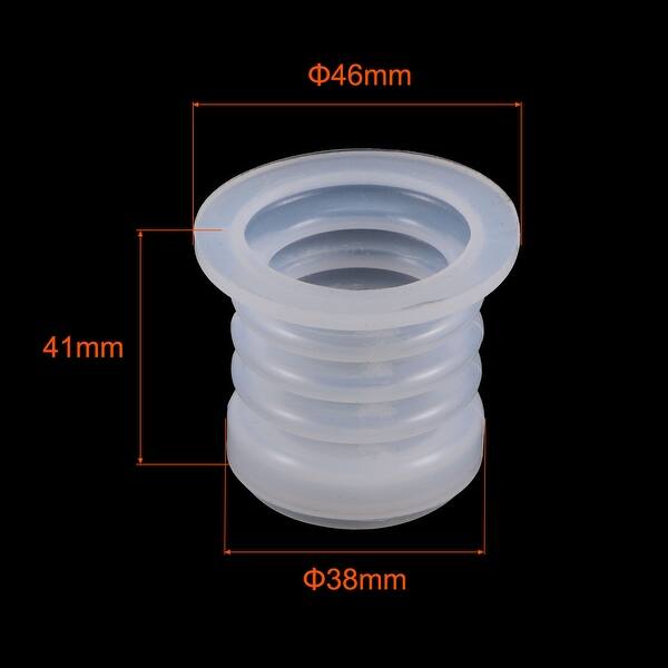 Washing Machine Drain Pipe Seal Silicone Sealing Plug 41mm Clear - Bed ...