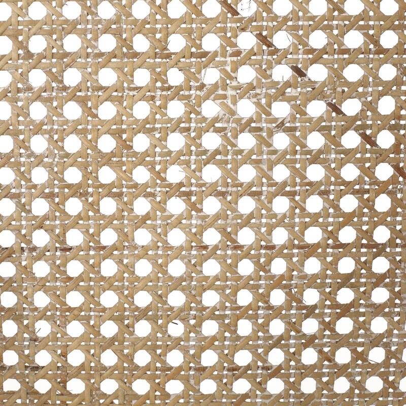 Christopher Knight Home Cataldo Fabric Upholstered Wood and Cane 25.5 ...