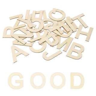 Wooden Letters Wooden Letter for Crafts Unfinished Block Letters for ...